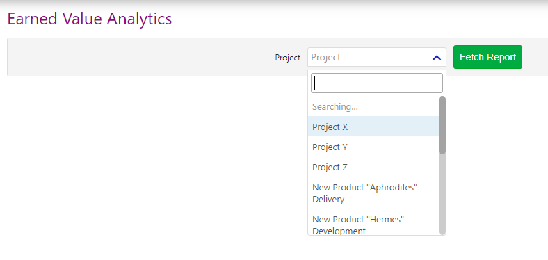 Projects Reports and Analytics (Earned Value Analytics) | Comidor BPM Platform