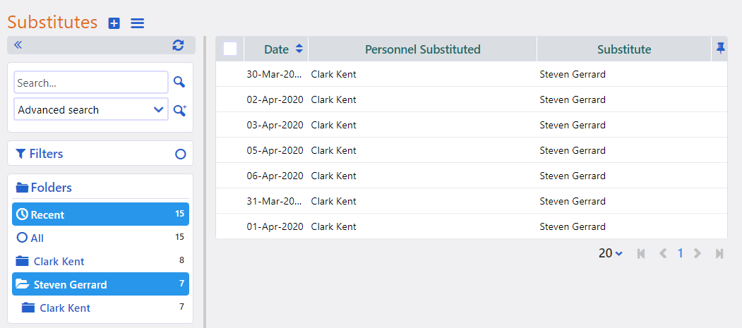 Substitutes & Substitute Tasks | Help Center | Comidor BPM