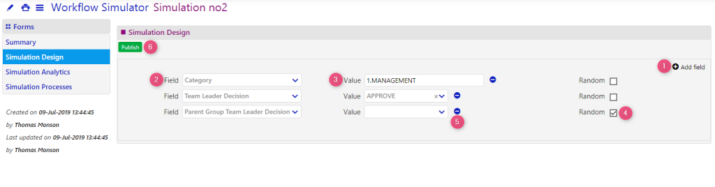 Workflow Simulator | Comidor BPM Platform