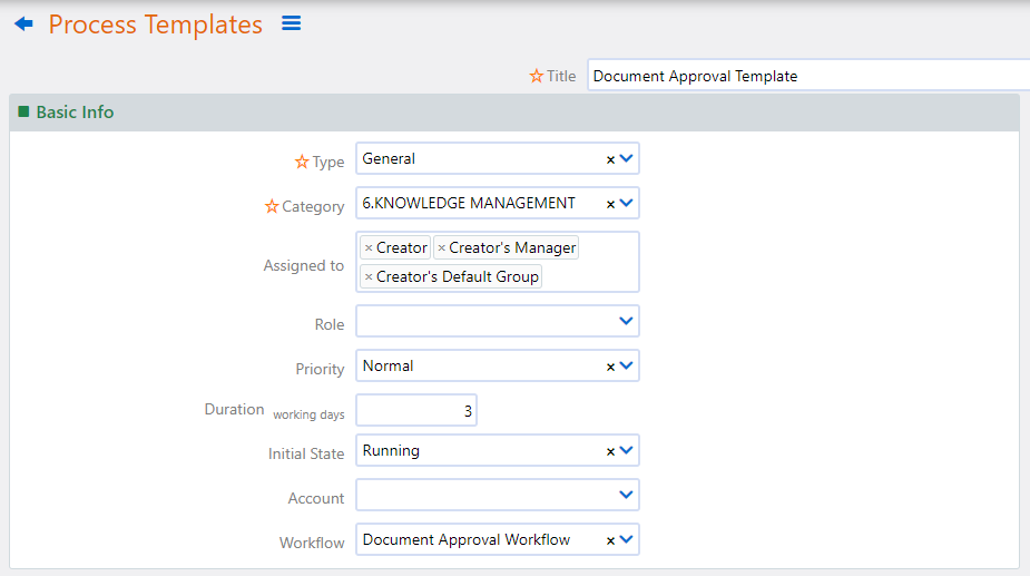 Process Templates - Business Processes - Comidor Help Center