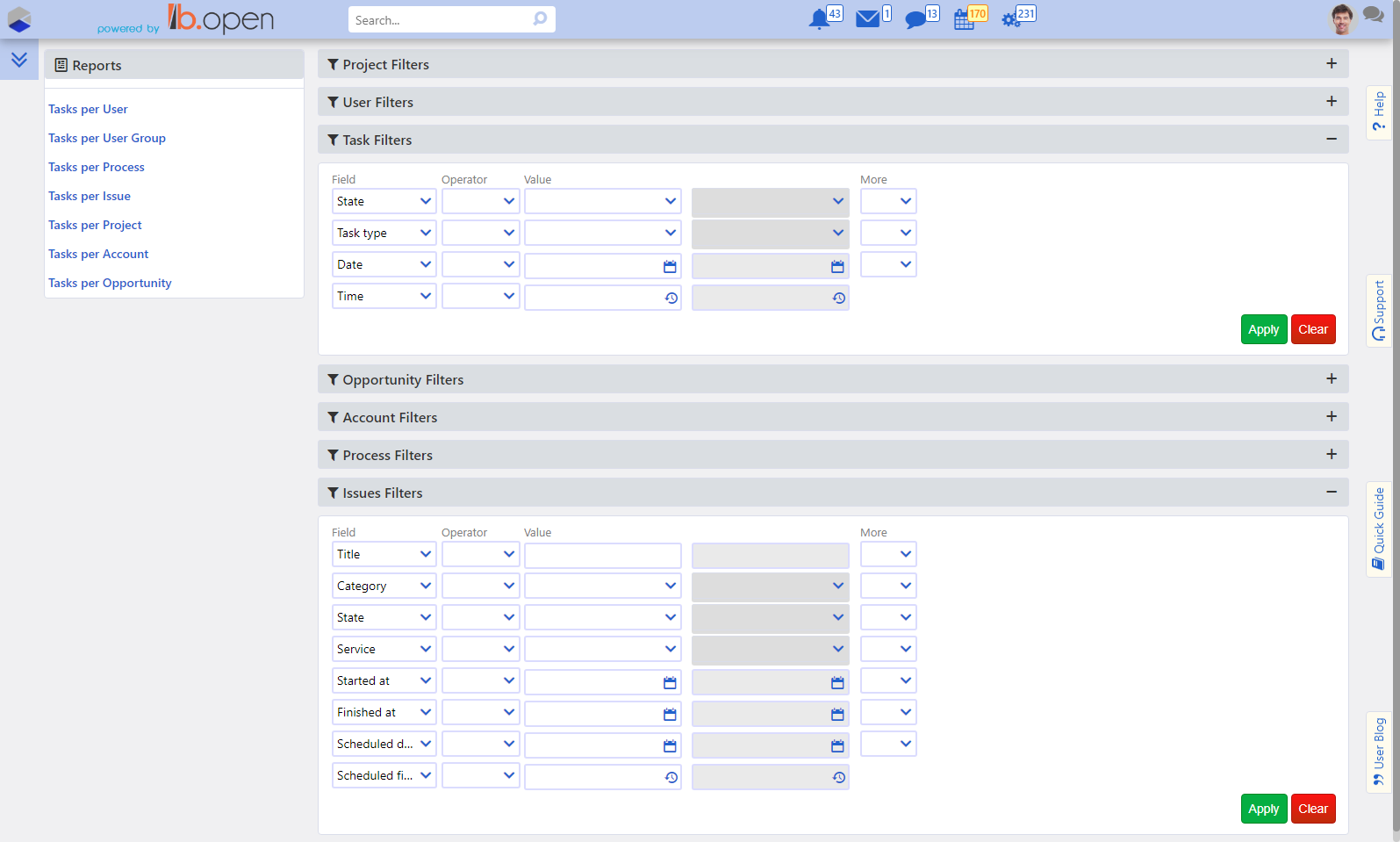Tasks (Task Management Tools) - Collaboration - Comidor Help Center
