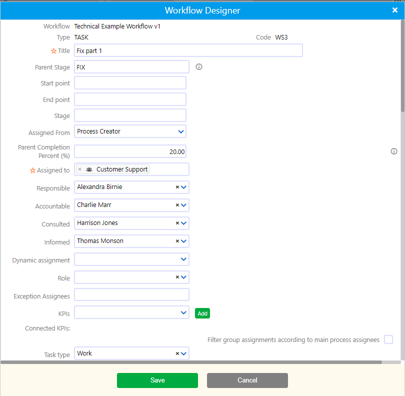 Workflow Elements | Comidor Digital Automation Platform