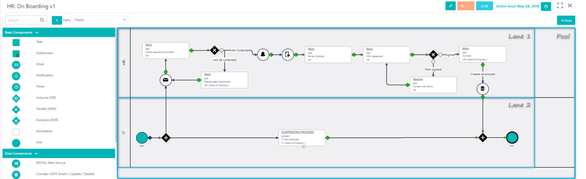 Workflow Designer | Help Center | Comidor