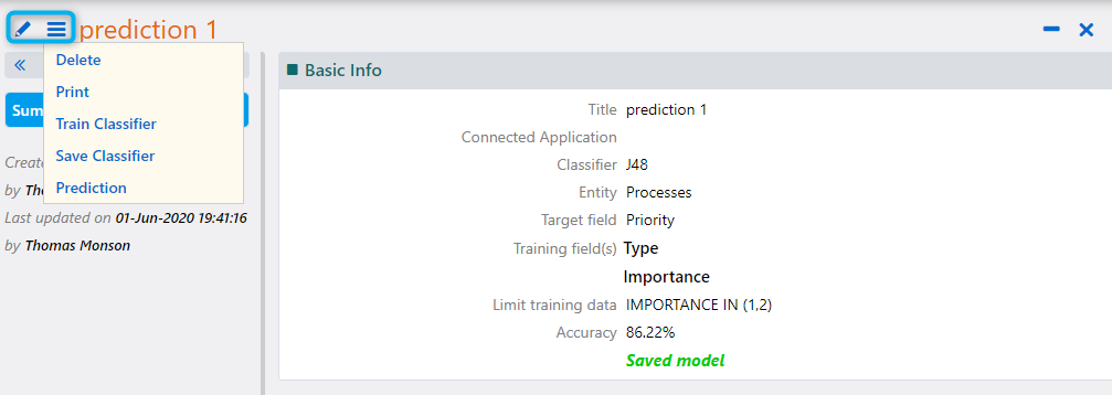 ML Predictive Models & ML Text Classification | Comidor Platform