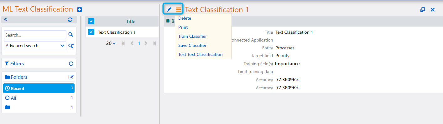 ML Predictive Models & ML Text Classification | Comidor Platform