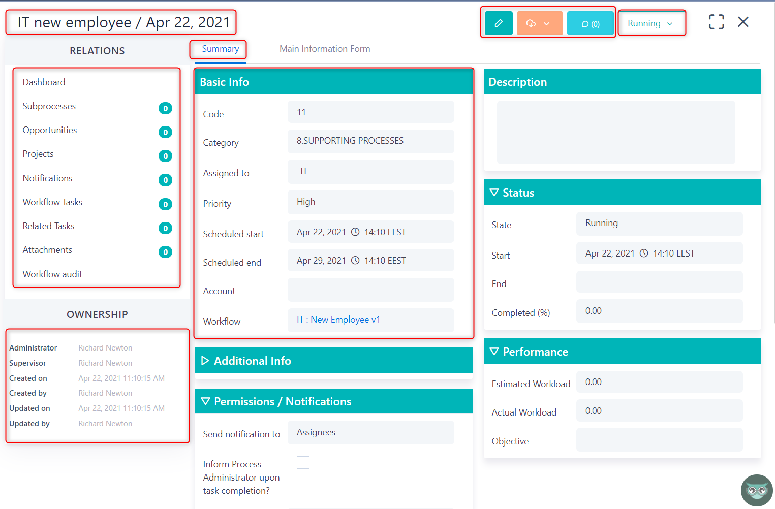 Comidor User Interface (UI) - Comidor Help Center